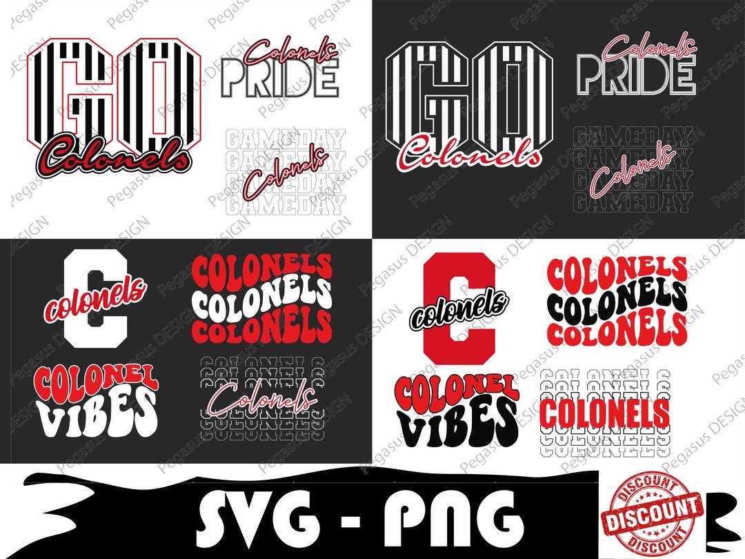 Colonels Sport Bundle, Colonels Svg, Colonels Png, College Sport Team ...