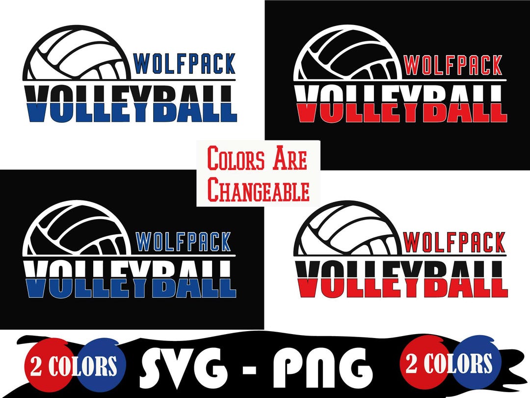 Wolfpack Volleyball SVG and PNG, , College Soccer Team, Mascot Svg ...
