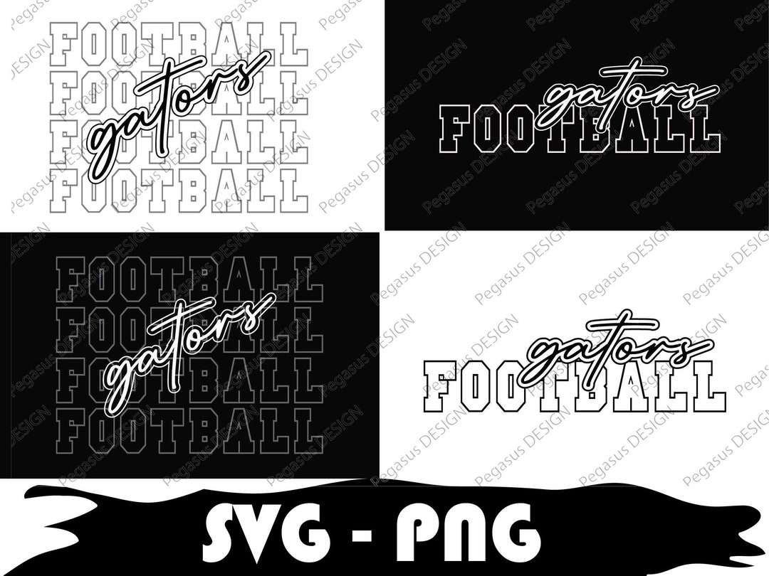 Gators Football SVG, School Mascot PNG, Layered (digital Download) - Etsy