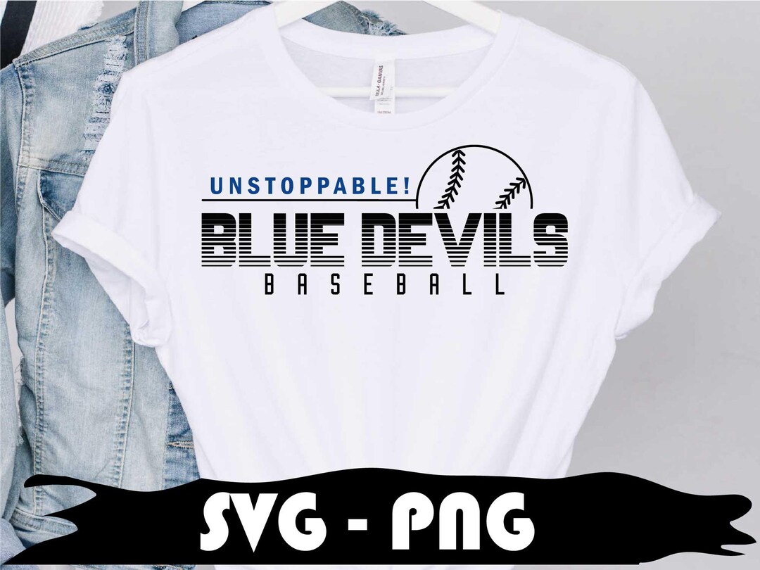 Blue Devils Baseball Team, SVG and PNG, College Sport Team, Mascot Svg ...