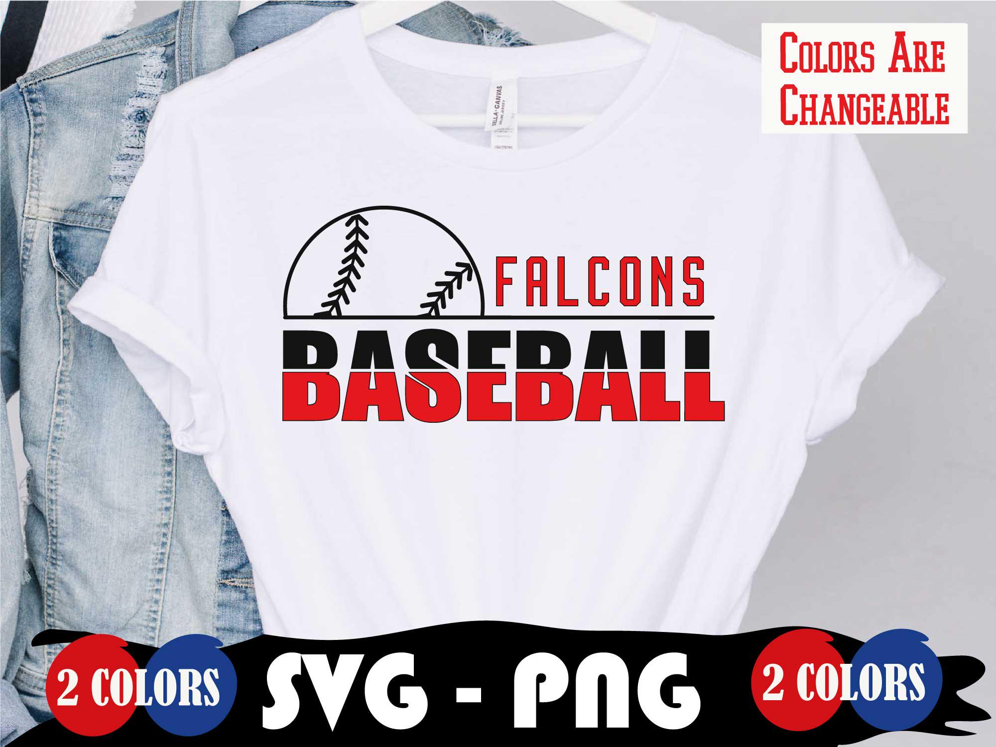 Falcons Baseball SVG and PNG, , College Baseball Team, Mascot Svg ...