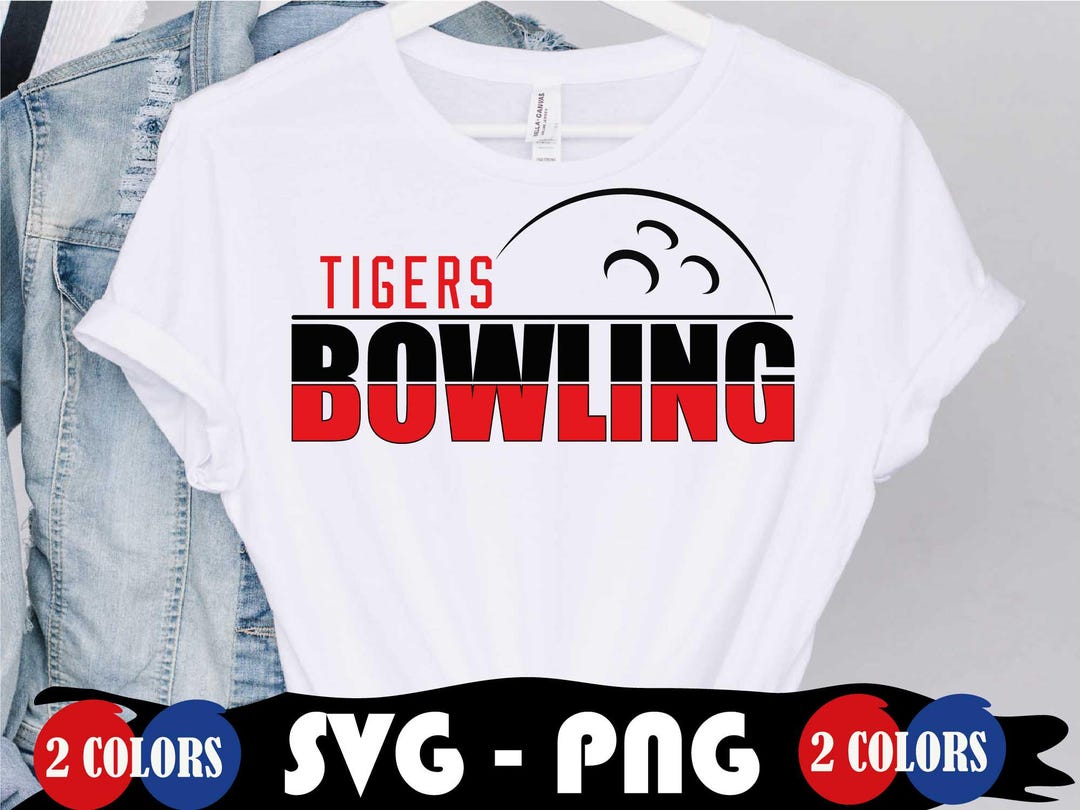 Tigers Bowling SVG and PNG, Bowling Team, Mascot Svg, Layered, - Etsy
