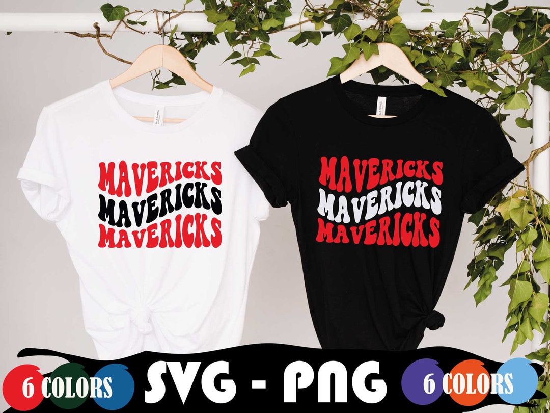 Mavericks Wavy Svg, Mavericks Football Png, Mavericks School Team ...