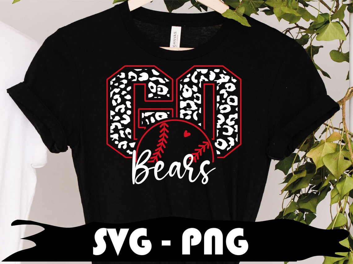 Go Bears Softball SVG, Mascot PNG, Digital File - Etsy