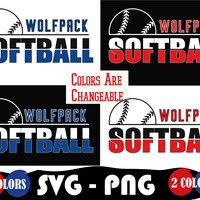WILDCATS Softball Svg/png/jpeg/pdf Digital Download. Softball Team ...