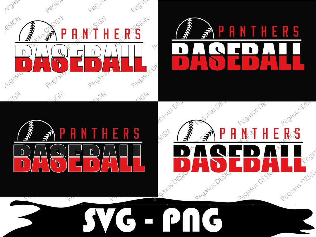Panthers Baseball SVG and PNG, , College Baseball Team, Mascot Svg ...