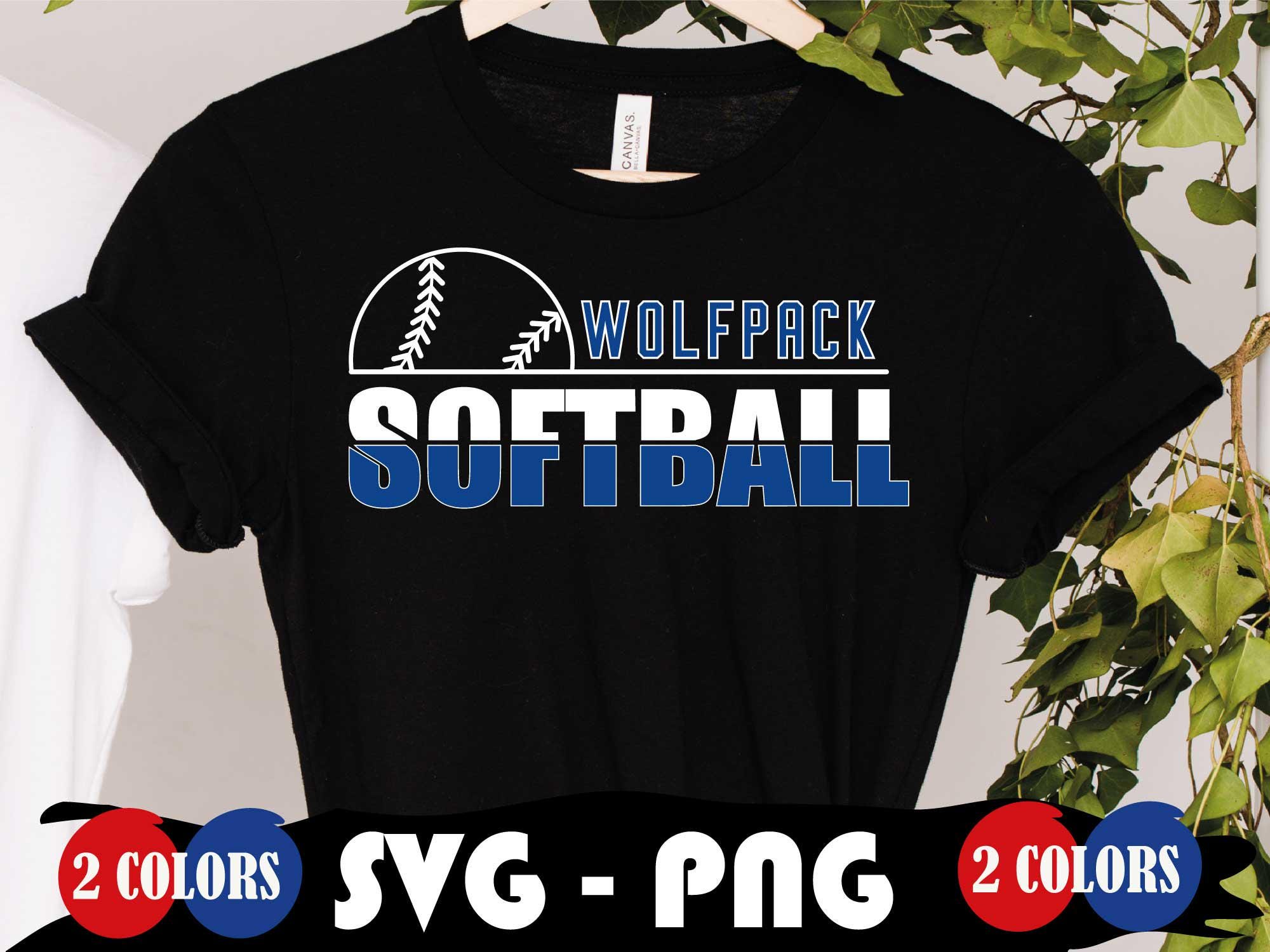 Wolfpack Softball SVG and PNG, , College Softball Team, Mascot Svg ...