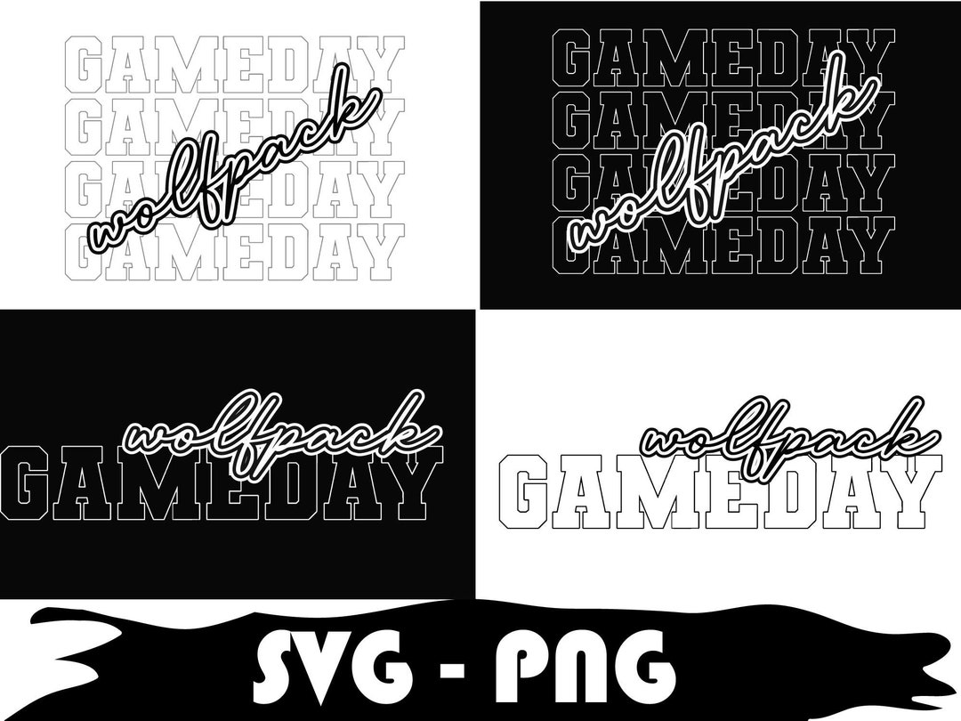 Wolfpack Svg, Game Day Svg, School Mascot Png, Svg Cut Fıle for Cricut ...