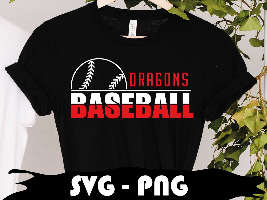 Dragons Baseball SVG and PNG, Class of 2024, Baseball Team, Mascot Svg ...