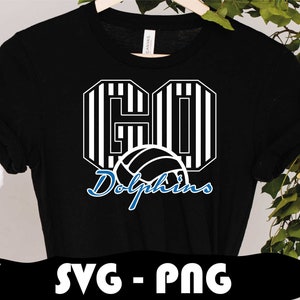 Dolphins Volleyball Bundle, Digital File, Dolphins Volleyball Png ...