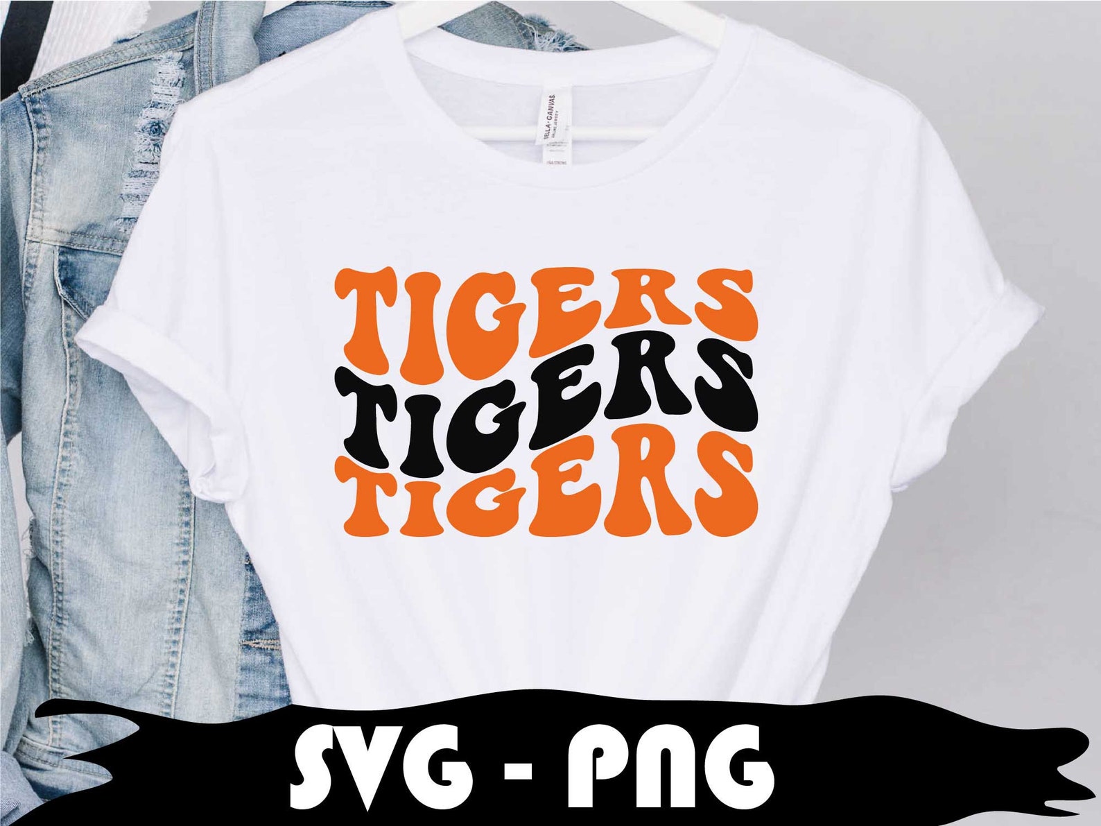 Tigers Football Bundle, Tigers Svg, Tiger Vibes, Class of 2024, Tigers Football Png, College ...