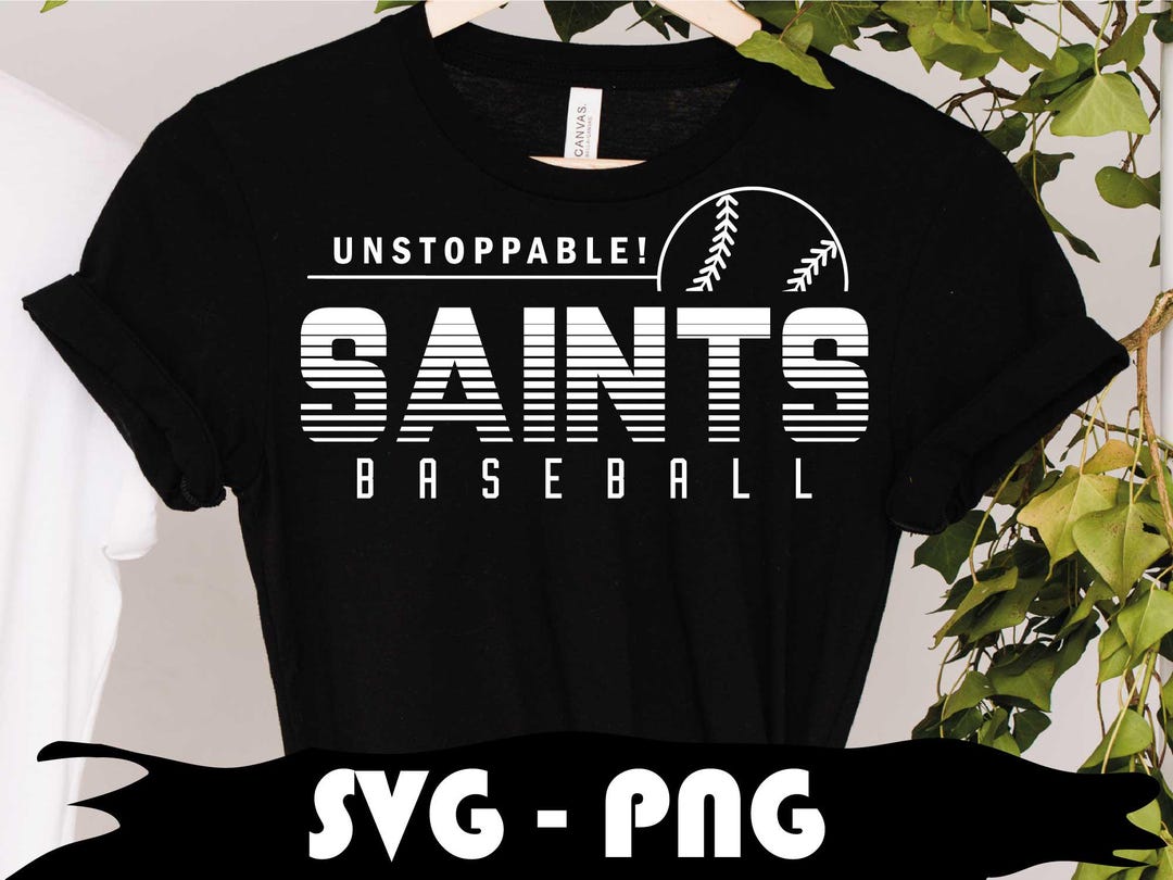 Saints Baseball Team SVG PNG File, Mascot, Layered (digital Download ...