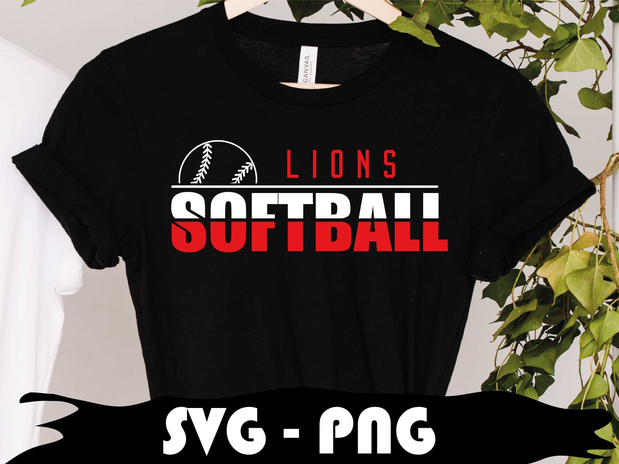 Lions Softball SVG and PNG, Class of 2024, College Softball Team ...