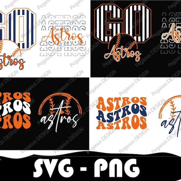 Astros Svg - Etsy