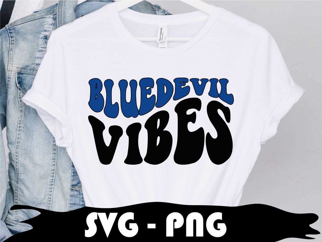 Blue Devil Vibes Svg, Blue Devils Sport Team, , Digital File, Football ...