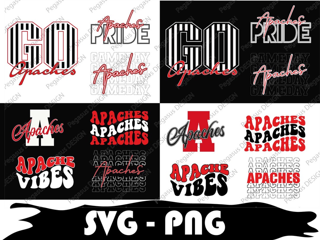 Apaches Sport Bundle, Apaches Svg, Class of 2024, Apaches Png, College ...