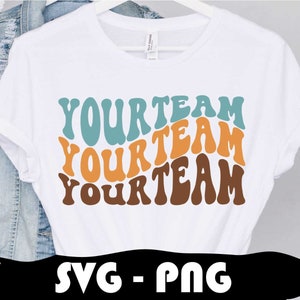 Your Team SVG, Custom Bundle PNG, Mirror Shirt, Personalized SVG, Name ...