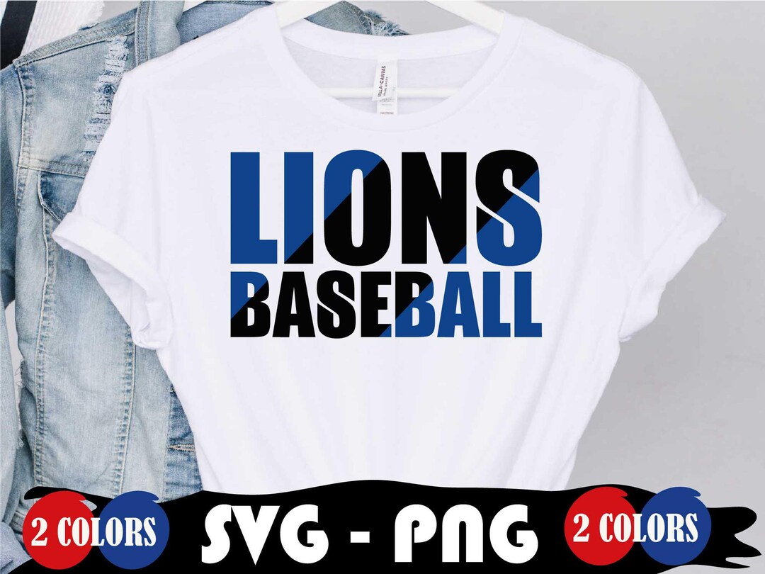 Lions Baseball Design, SVG and PNG, College Sport Team, Mascot Svg ...