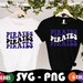 Pirates Wavy Svg, Pirates Football Png, Pirates School Team, College ...