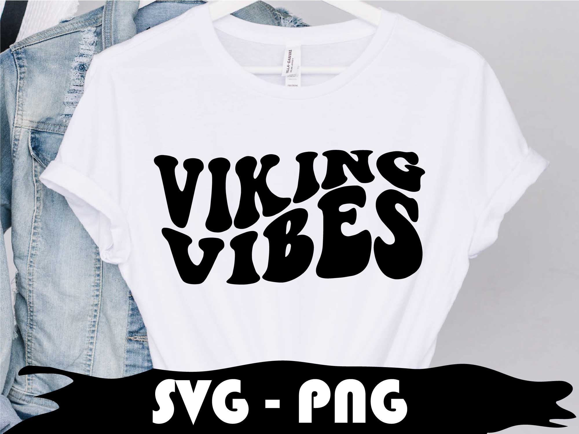 Viking Vibes Svg Vikings Wavy Png Retro Wavy Sport Mascot - Etsy