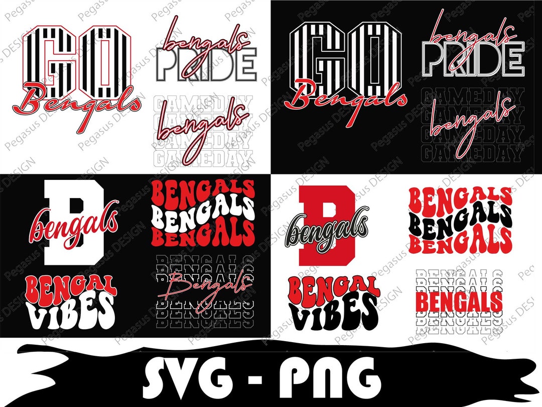 Bengals SVG PNG Bundle, College Team, Layered (digital Download) - Etsy