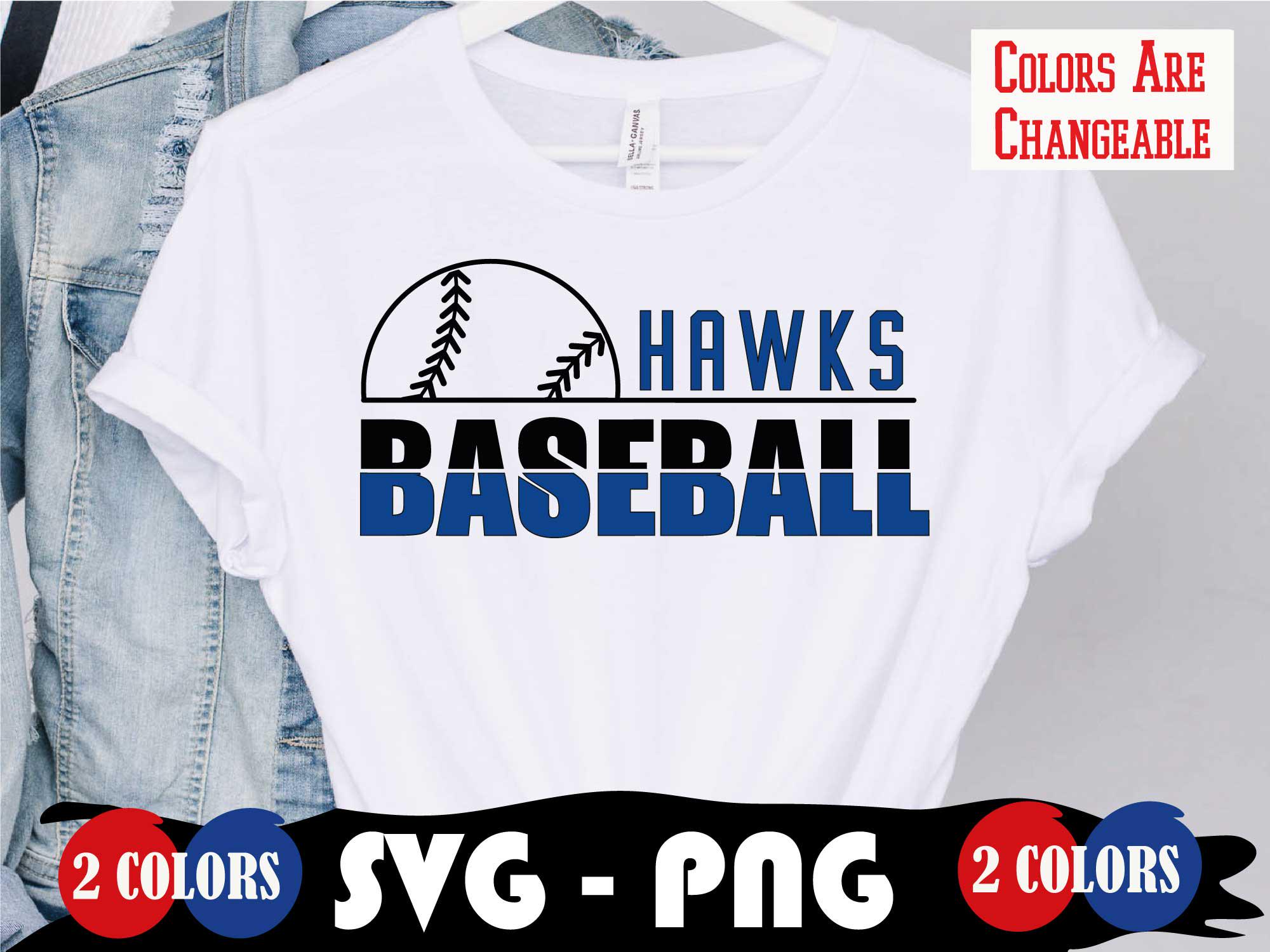 Hawks Baseball SVG and PNG, , College Baseball Team, Mascot Svg ...
