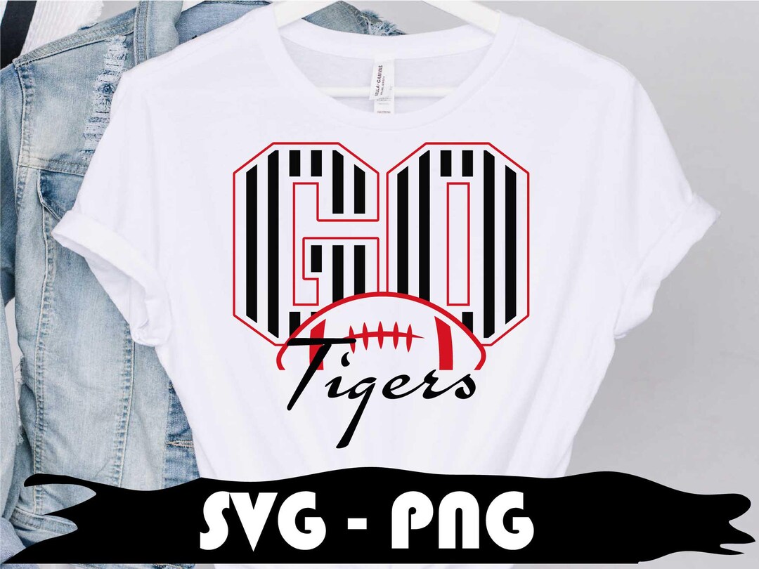 Go Tigers Football SVG and PNG, , Mascot Svg, Layered - Etsy