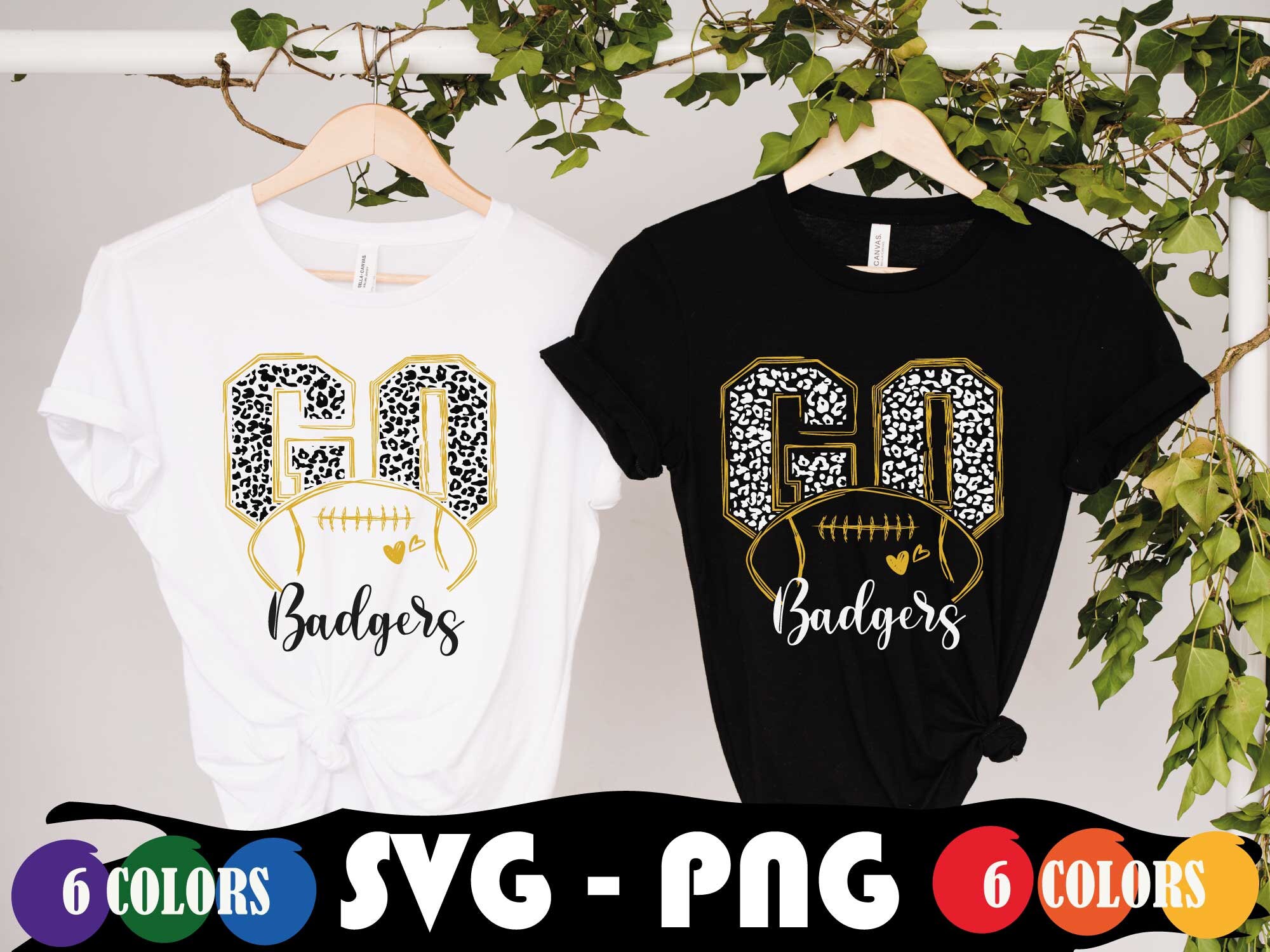 Go Badgers Svg, Badgers Football Png, School Team Shirt, Iron On ...