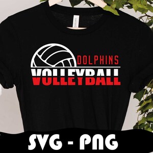Dolphins Volleyball Svg, PNG File, Class of 2024, College Volleyball ...
