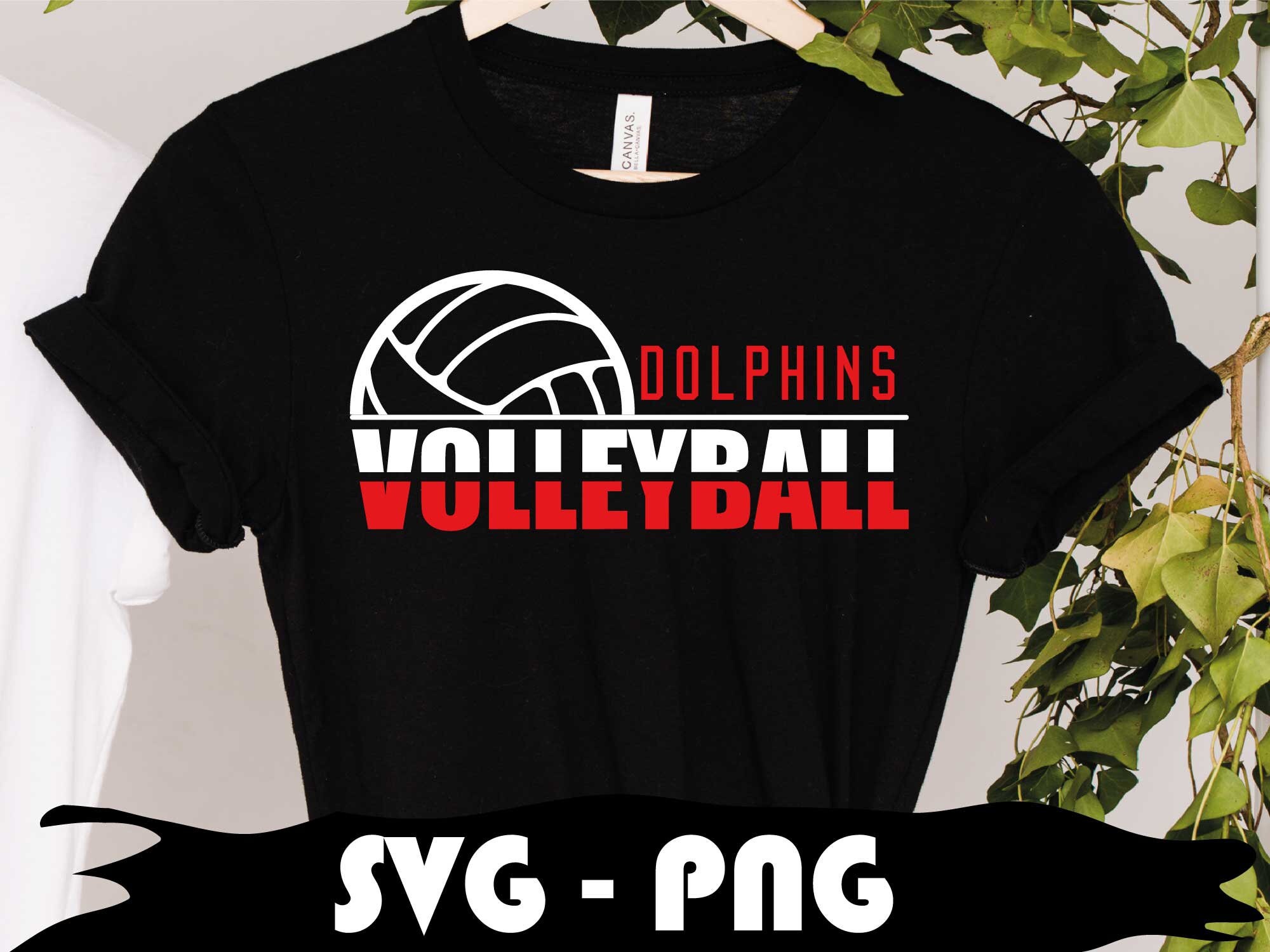 Dolphins Volleyball Svg, PNG File, Class of 2024, College Volleyball ...