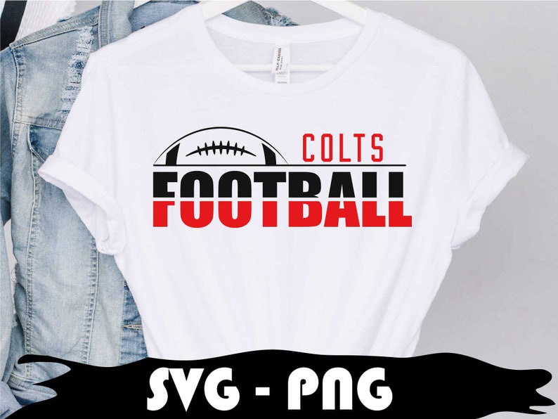 Colts Football Team SVG, Layered Mascot PNG (digital Download) - Etsy