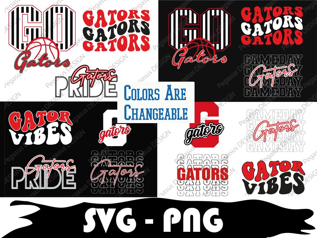 Gators Basketball SVG Bundle, College Team Graphics (PNG, SVG) - Etsy