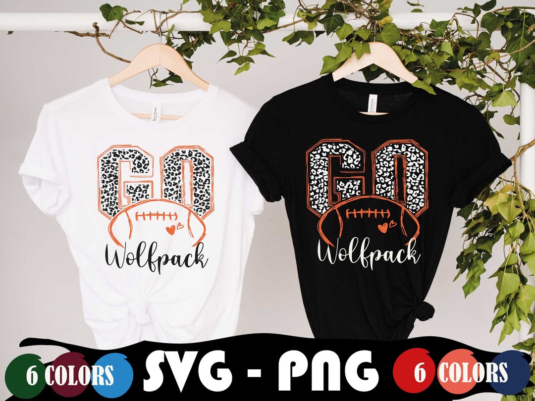 Go Wolfpack Svg, Wolfpack Football Png, School Team Shirt, Iron On ...