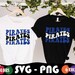 Pirates Wavy Svg, Pirates Football Png, Pirates School Team, College ...