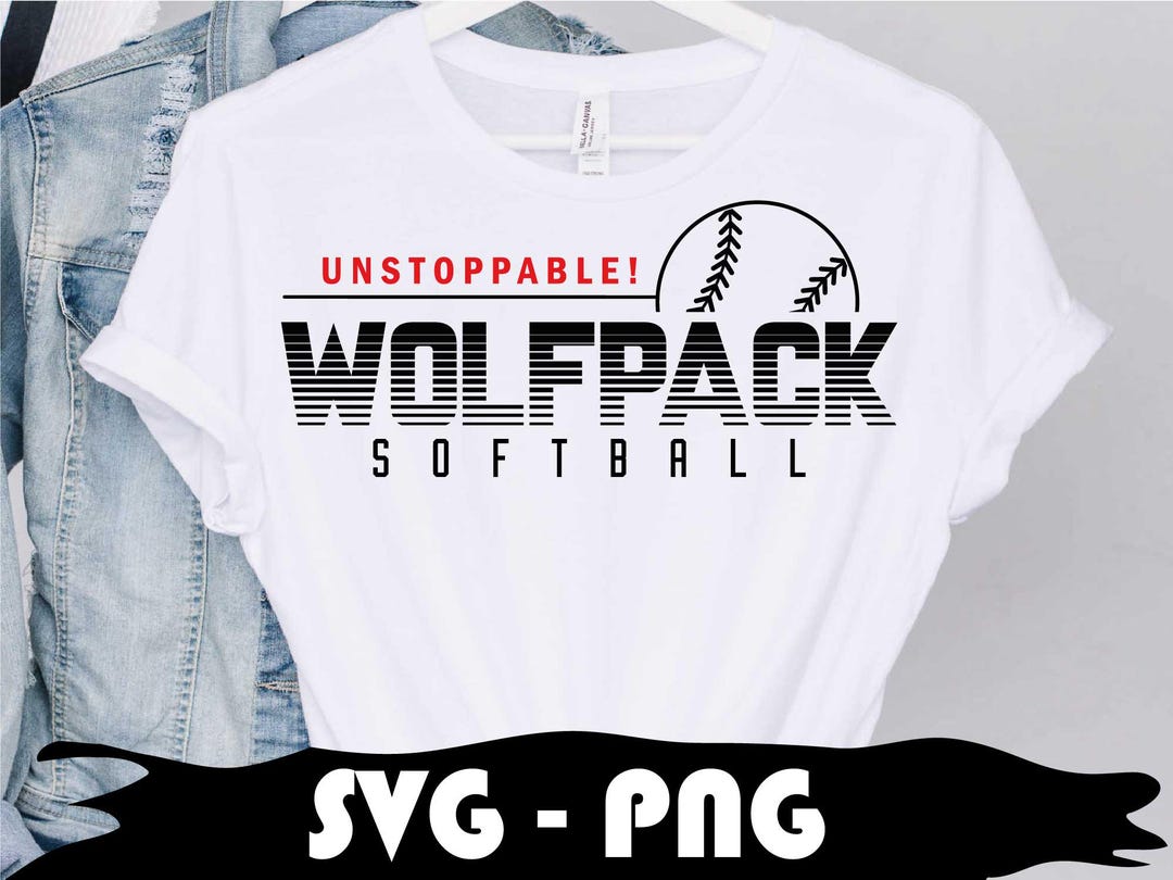 Wolfpack Softball Team, Svg PNG File, College Softball Team, Mascot Svg, Layered - Etsy