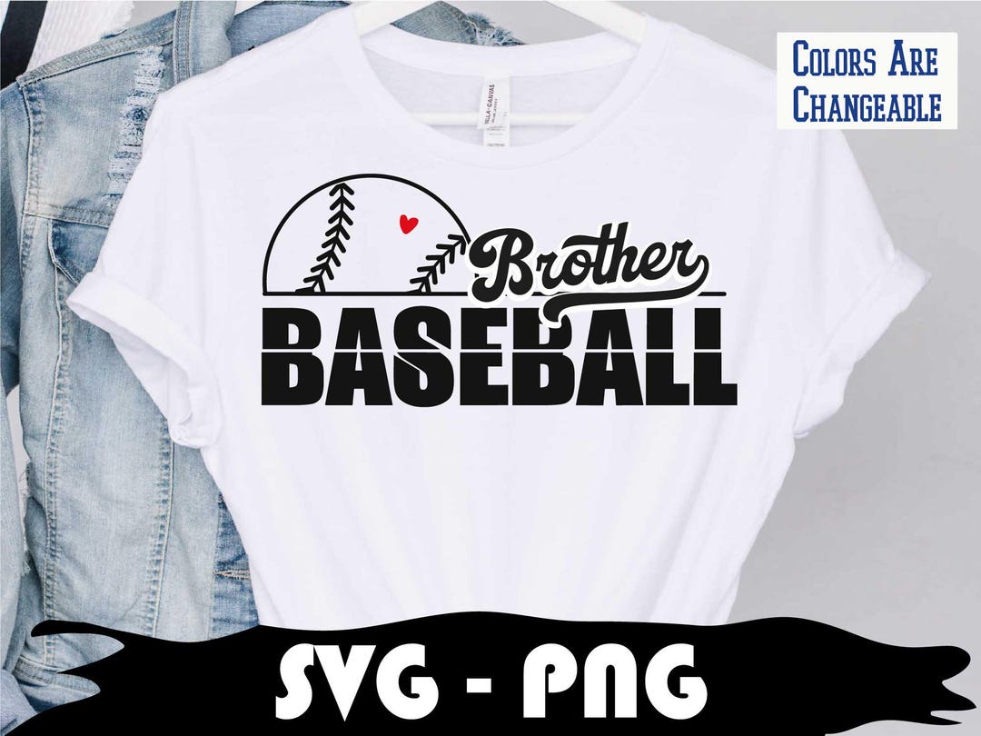 Brother Baseball Svg, PNG File, Class of 2025, College Baseball Team ...