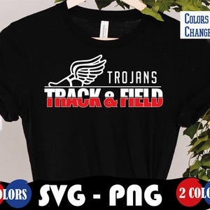 Trojans Track and Field SVG and PNG, College Sport Team, Mascot Svg ...