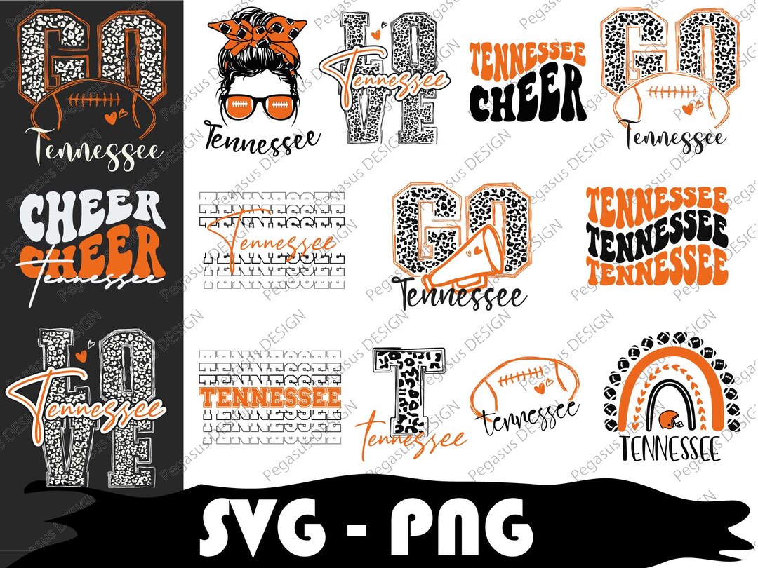 Tennessee Png, Tennessee Football Svg, Tennessee Bundle, College ...