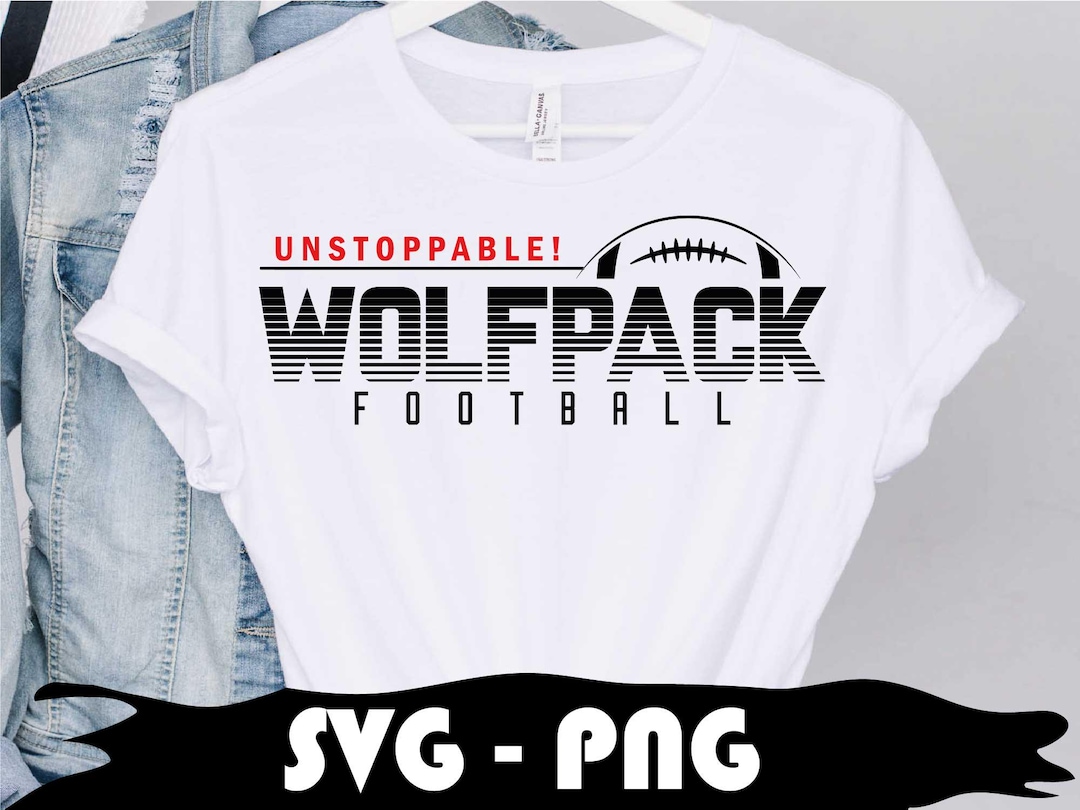 Wolfpack Football Team, Svg PNG File, College Football Team, Mascot Svg ...