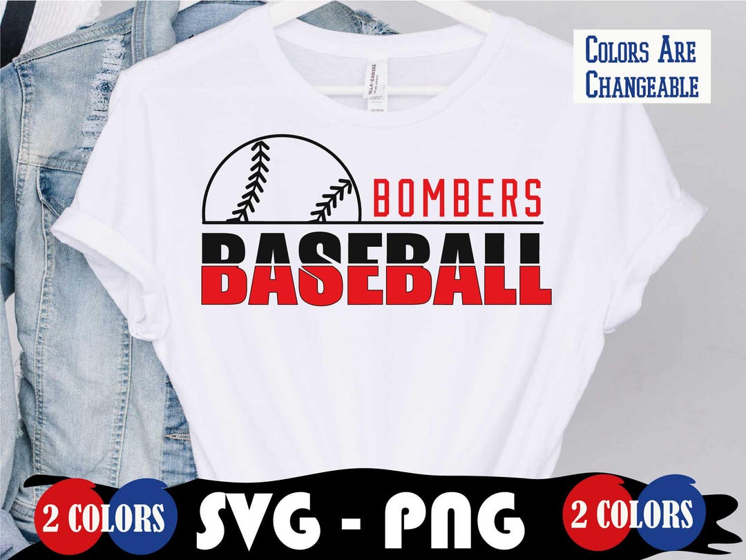 Bombers Baseball SVG and PNG, College Sport Team, Mascot Svg, Layered ...