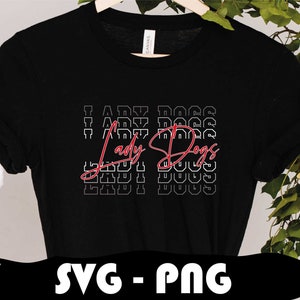 Lady Dogs Sport Bundle, Lady Dogs Svg, , Lady Dogs Png, College Sport ...