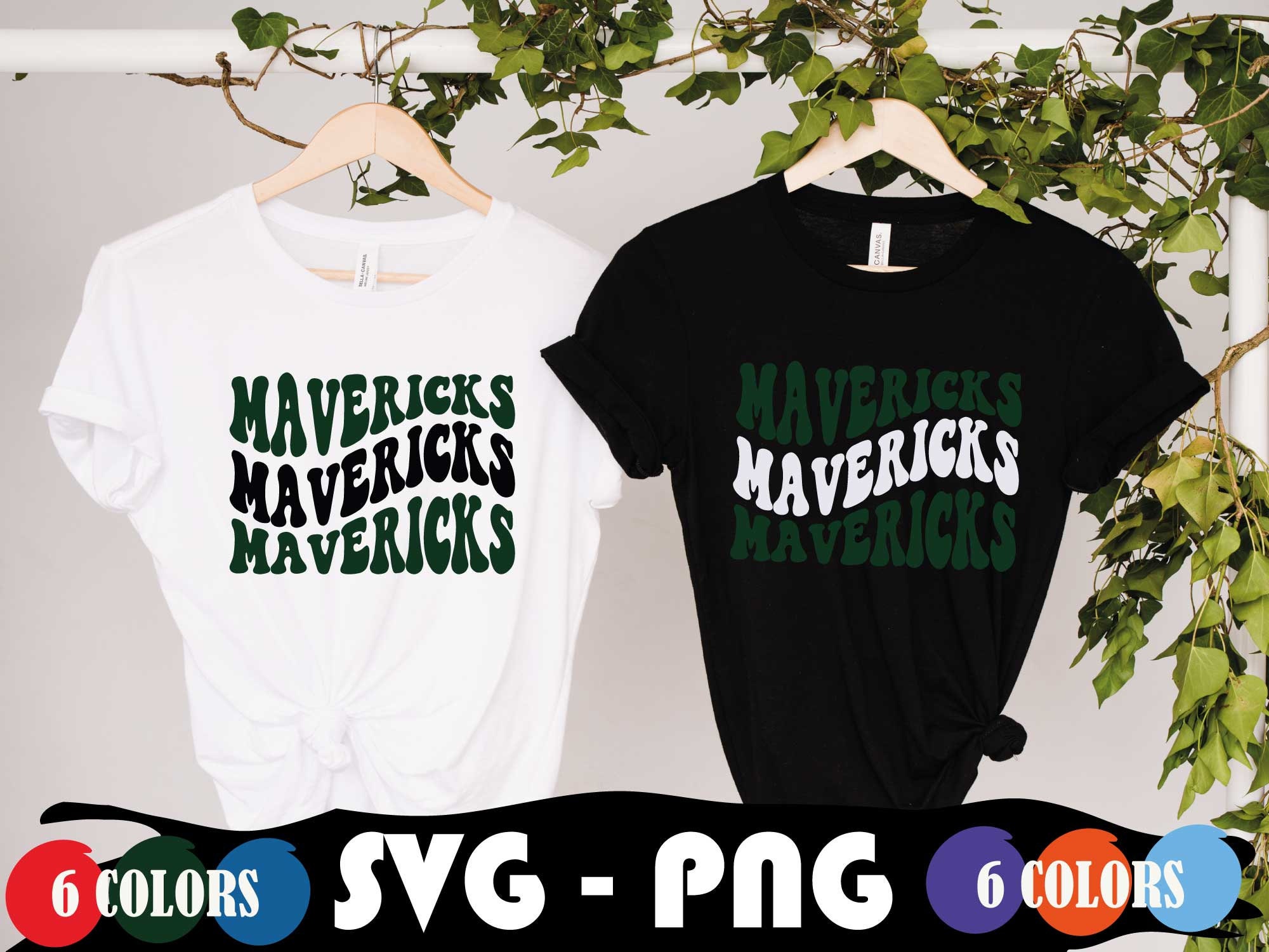 Mavericks Wavy Svg, Mavericks Football Png, Mavericks School Team ...
