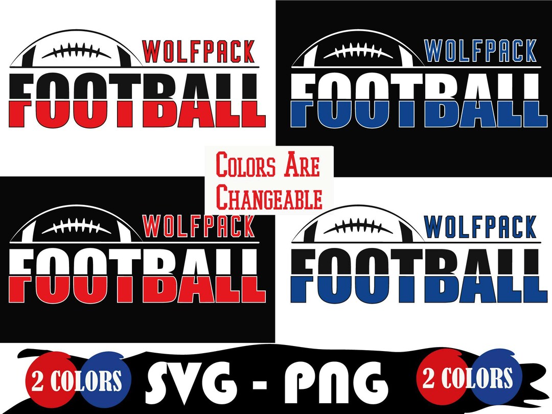 Wolfpack Football SVG and PNG, , College Football Team, Mascot Svg ...