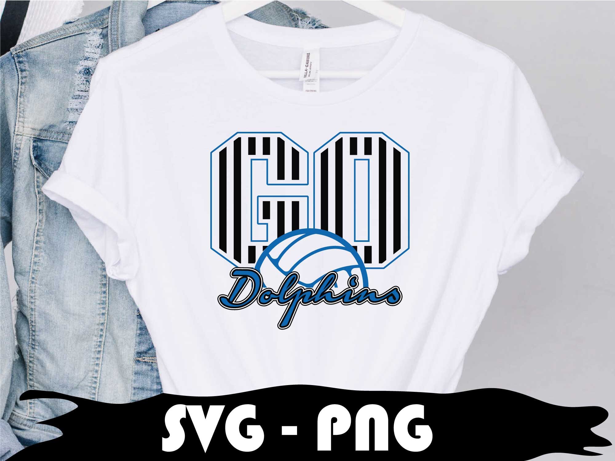 Dolphins Volleyball Bundle, Digital File, Dolphins Volleyball Png ...