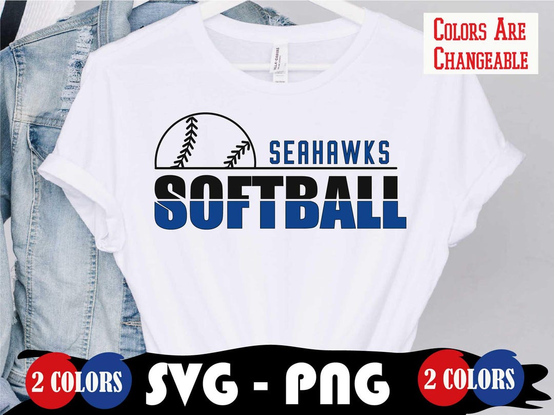 Seahawks Softball SVG and PNG, Class of 2024, College Softball Team ...