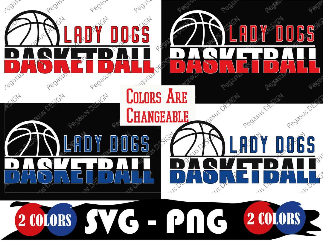 Lady Dogs Basketball SVG, College Team Mascot PNG - Etsy