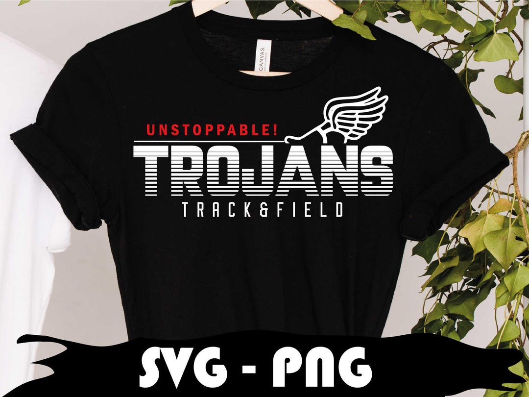 Trojans Track and Field Team, SVG and PNG, College Track and Field Team ...
