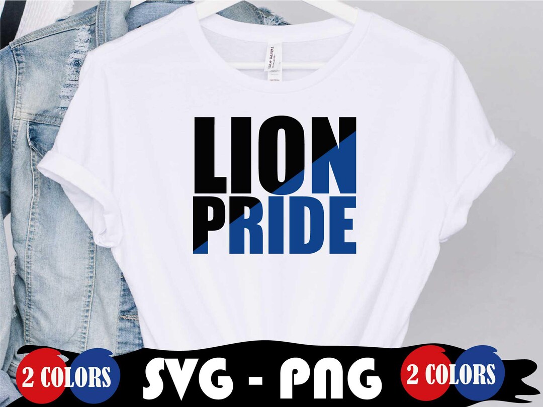 Lion Pride Design, Lions School Team, SVG and PNG, College Sport Team ...
