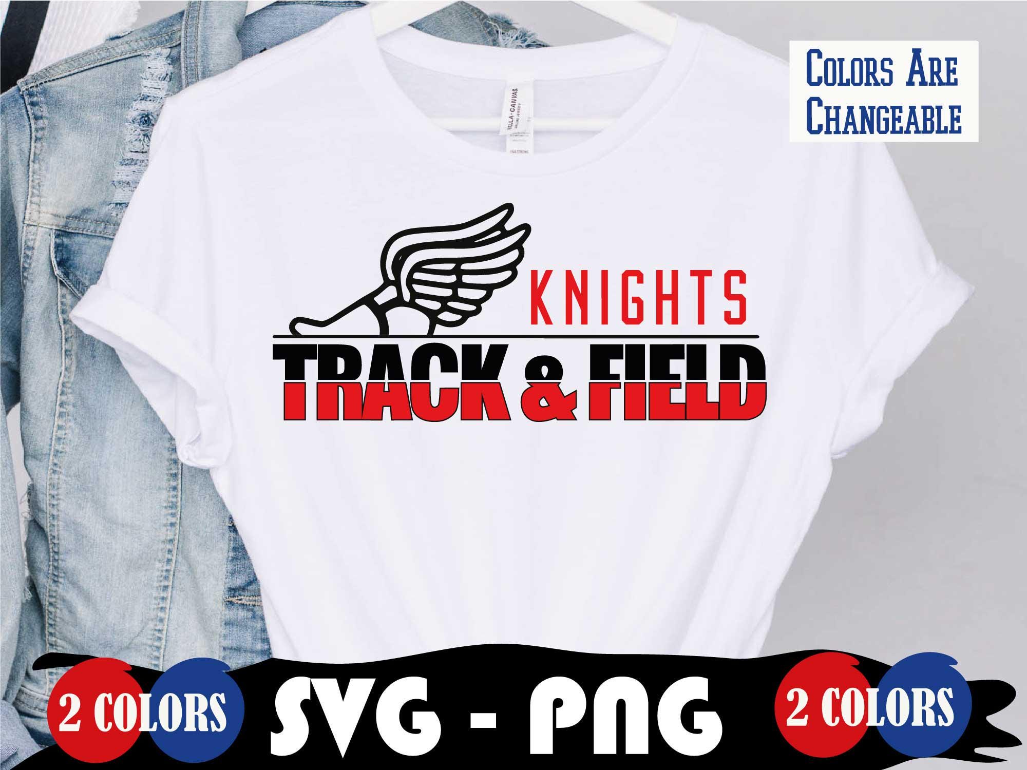 Knights Track Anf Field SVG and PNG, College Track Anf Field Team ...
