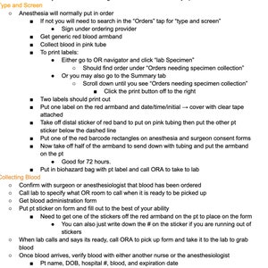 Operating Room Nursing Notes - Etsy